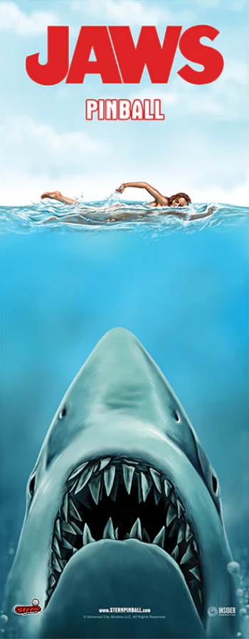 JAWS Banner by Stern Pinball| Gameroom Goodies