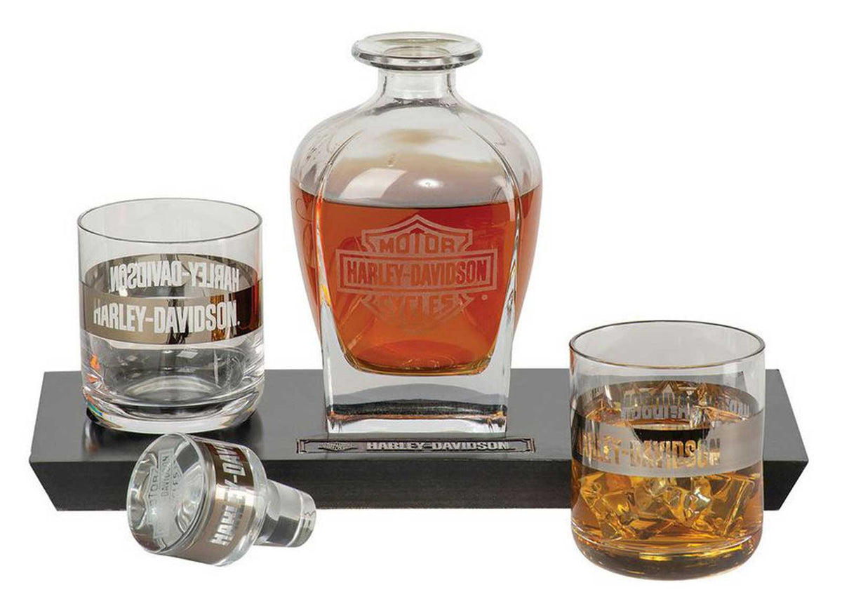 Harley-Davidson Decanter Set – Gameroom Goodies
