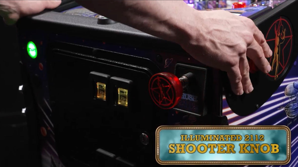 RUSH Pinball Shooter Rod by Stern Pinball| Gameroom Goodies