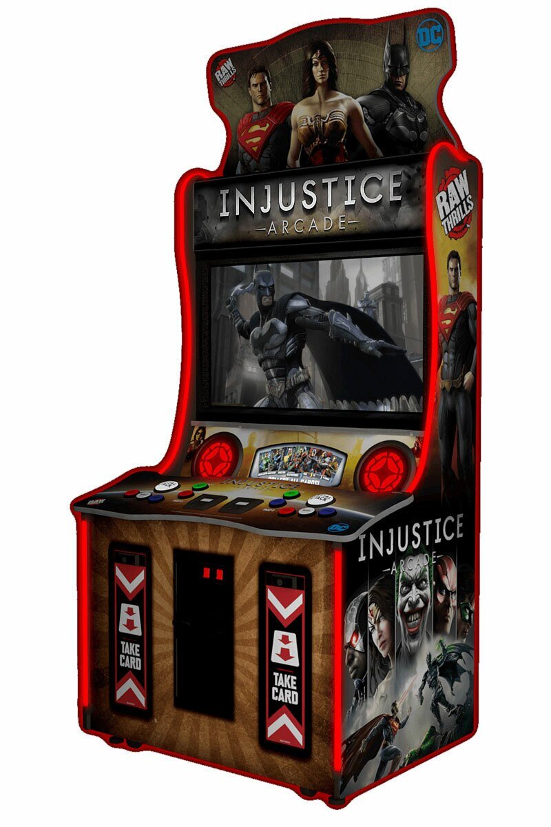Injustice Gods Among Us Deadpool Injustice Arcade Game By Raw Thrills
