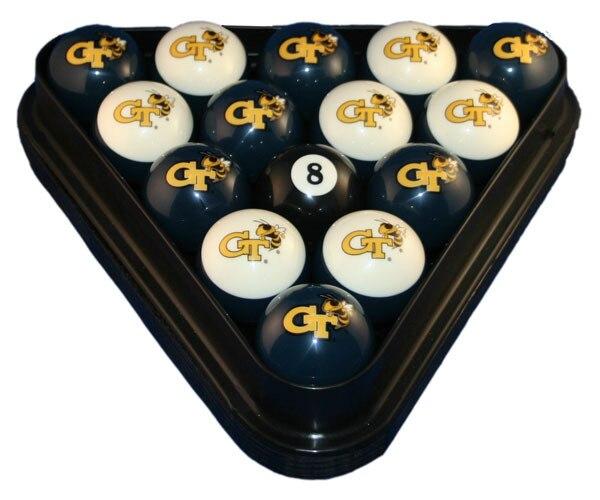 University of Georgia Tech Pool Ball Sets| Gameroom Goodies